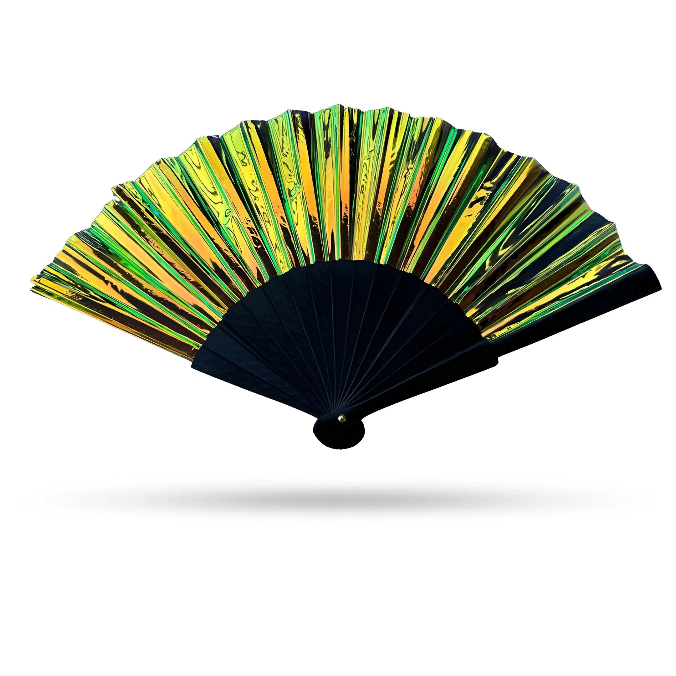 Gold Holographic Hand Fan | I'm Hot and Fabulous