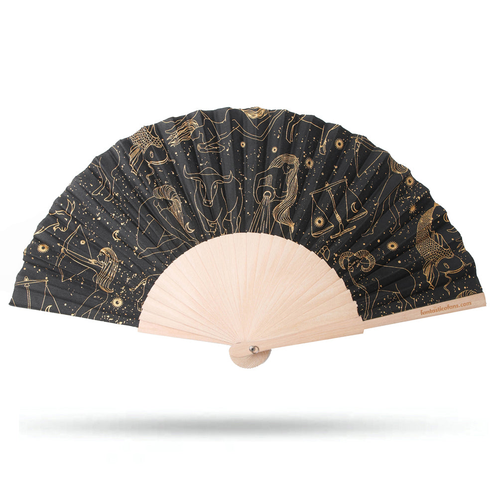 Zodiac Hand Fan | I'm Hot and Fabulous